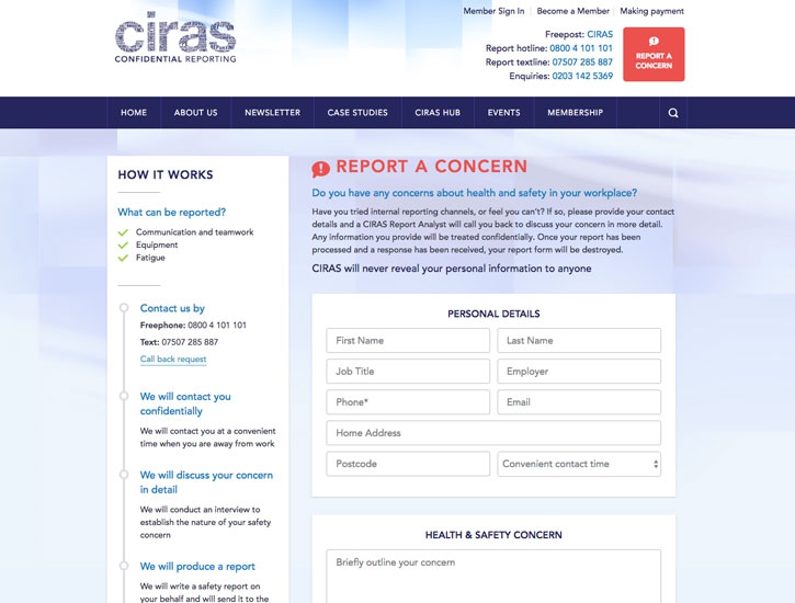 Ciras Case Study | Web Design & development by Page Creative